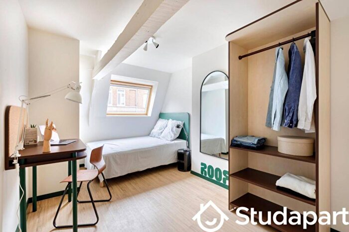 Appartement à louer - Moulins, Lille - 1 pièce - 2 chambres