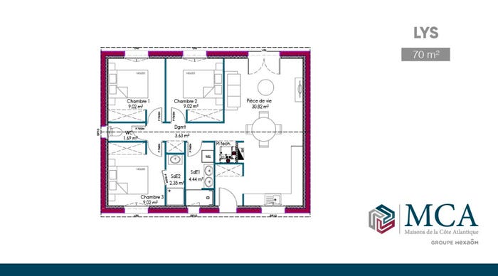 Maisons à vendre et appartements à louer - 3
