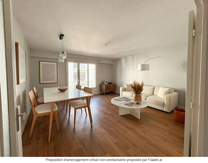 Appartement à louer - Nantes, Hauts-Pavés, Saint-Pasquier, Saint-Félix, Université - 3 pièces - 2 chambres