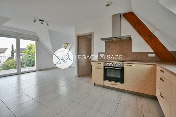 Appartement à vendre - Fegersheim - 3 pièces - 2 chambres