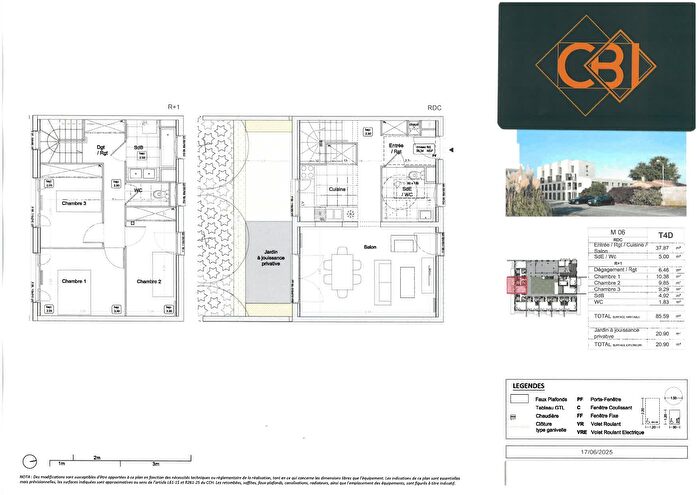 Maison à vendre - Mérignac, Les Eyquems - 4 pièces - 3 chambres