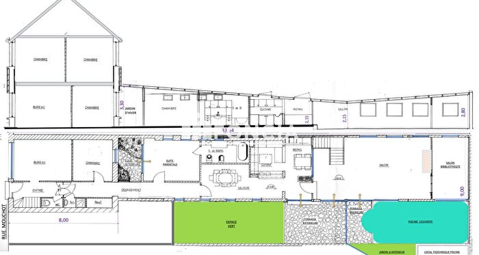 Maison à vendre - Tours, Beaujardin - 8 pièces