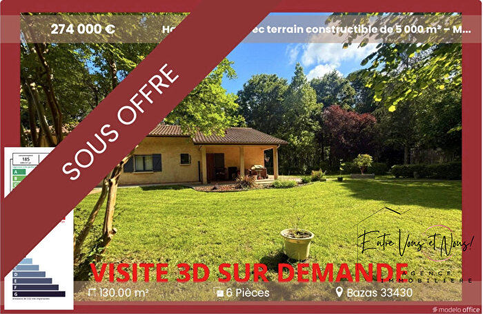 Maison 6 pièces à vendre à Bazas