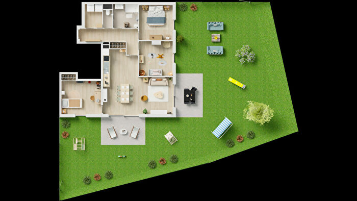 Appartement à vendre - Guilers - 4 pièces - 3 chambres