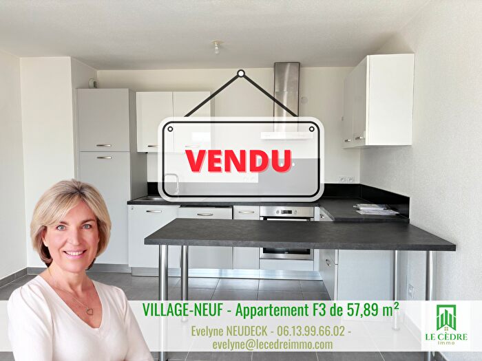 Appartement à vendre - Village-Neuf - 3 pièces - 2 chambres