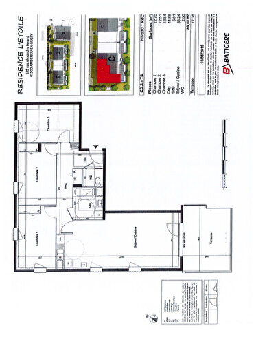 Appartement 4 pièces à Ambérieu-en-Bugey, Tiret, à louer