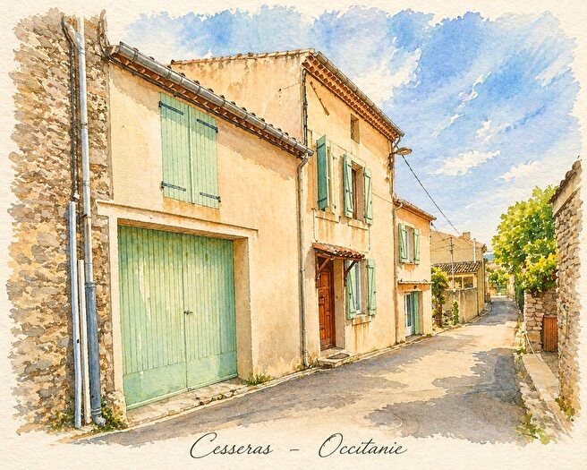 Maison à vendre - Cesseras - 6 pièces - 4 chambres