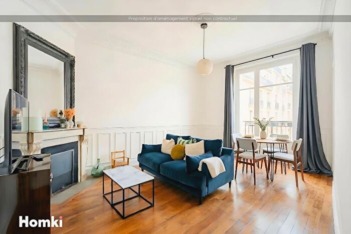 Appartement à vendre - Paris e , Jules Joffrin - 2 pièces - 1 chambre