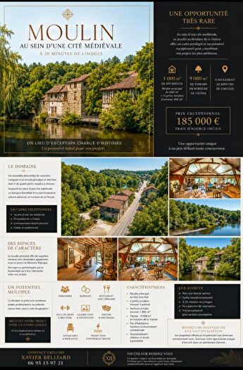 Saint-Léonard-de-Noblat : Maison 1 pièce à vendre