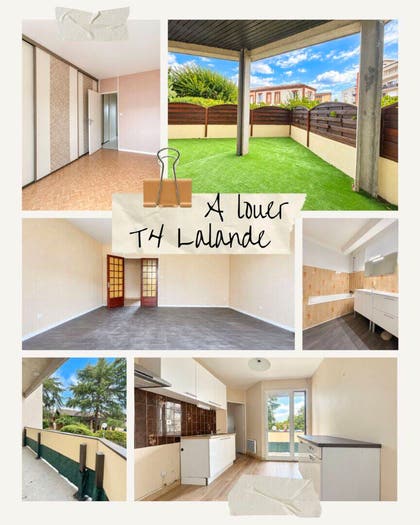 Appartement 4 pièces à Lalande, Montauban, à louer