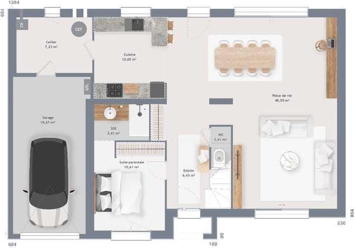 Maisons à vendre et appartements à louer - 3