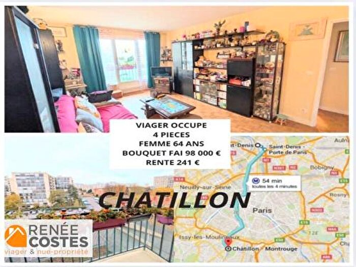 Appartement à vendre - Châtillon - 4 pièces - 2 chambres