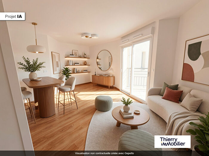 Appartement 3 pièces à Nantes, Zola, Dervallières, à vendre
