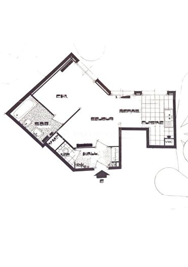 Appartement 2 pièces à vendre - Échirolles, Village, La Commanderie