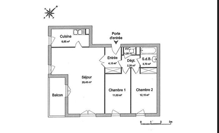 Appartement 3 pièces à Cergy, Les Hauts-de-Cergy, à louer