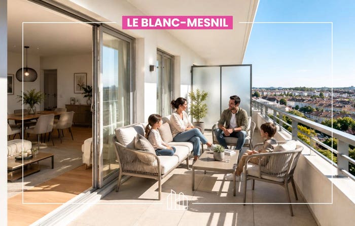 Le Blanc-Mesnil, Eiffel - Maison 4 pièces à vendre