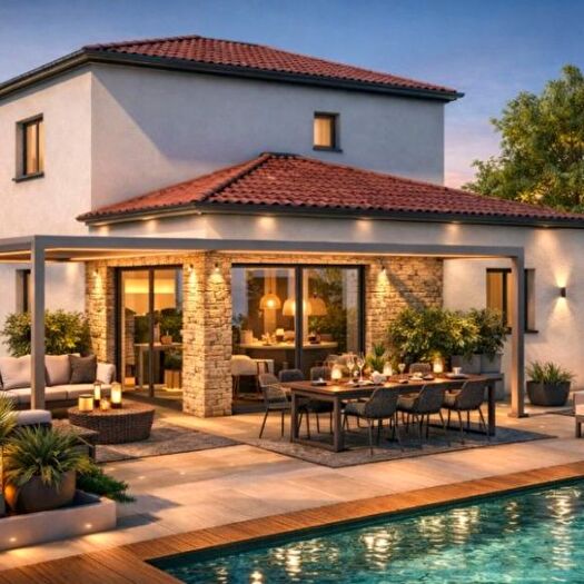 Maison à vendre - Pignan - 4 pièces - 3 chambres