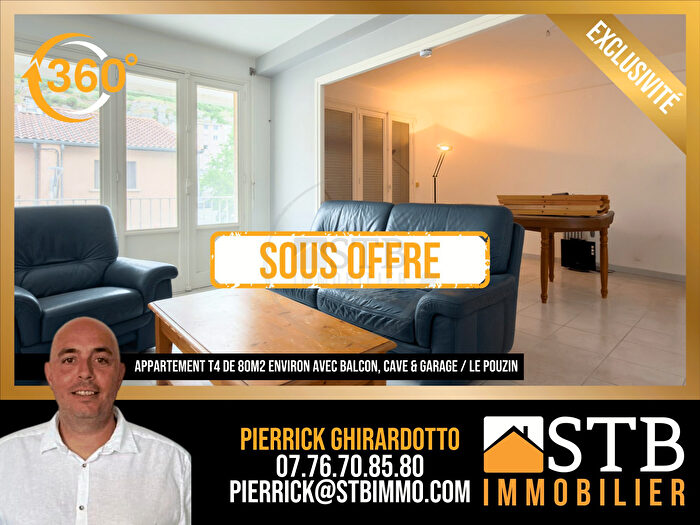 Appartement 4 pièces à Le Pouzin, à vendre