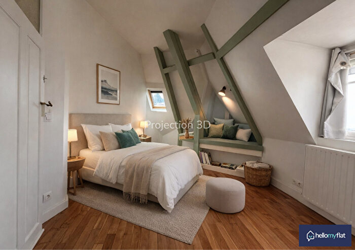 Appartement à louer - Reims, Barbâtre - 3 pièces - 2 chambres