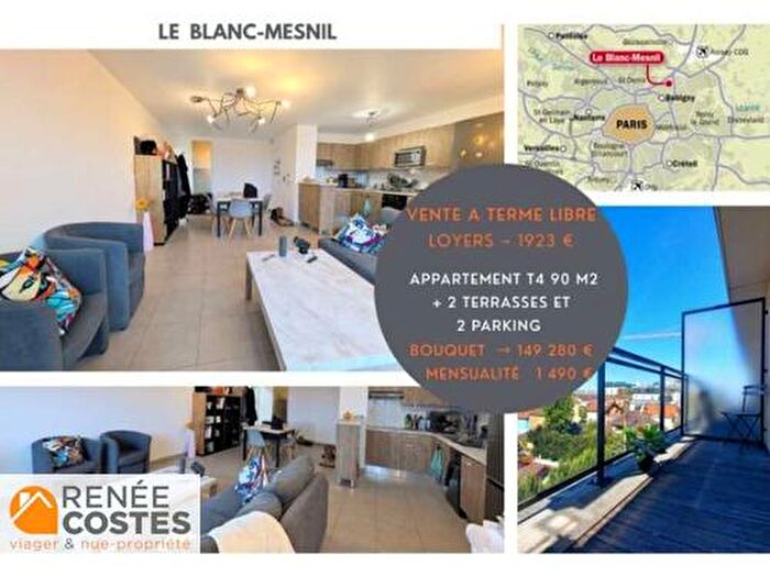 Appartement à vendre - Le Blanc-Mesnil, Pôle Gare - 4 pièces - 3 chambres