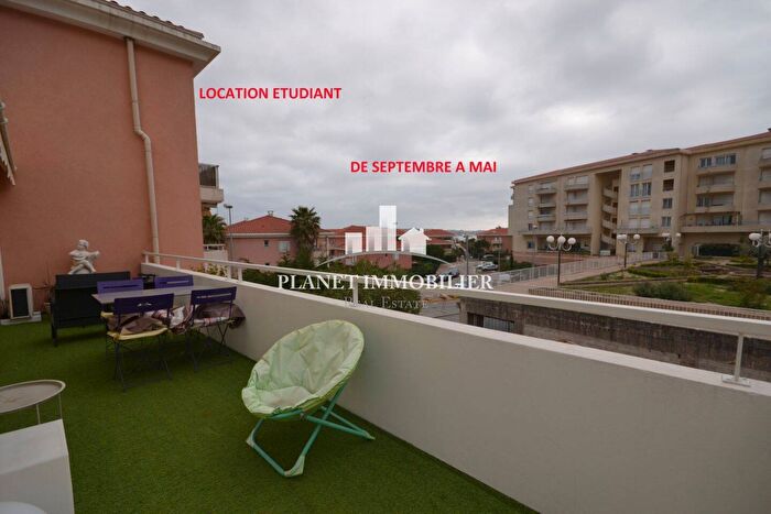 Appartement à louer - Juan-les-Pins, Antibes - 2 pièces - 1 chambre