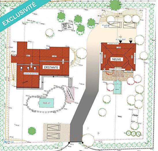 Maison à vendre - Bagnols-en-Forêt - 7 pièces - 5 chambres
