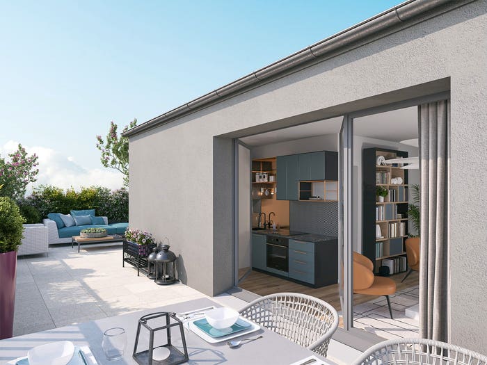 Vaulx-en-Velin, Village - Maison 2 pièces à vendre