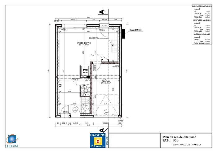 Maison à vendre - Villecresnes - 5 pièces - 3 chambres
