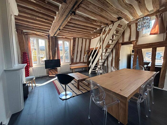 Appartement à louer - Vieux Marché-Cathédrale, Rouen - 2 pièces - 1 chambre