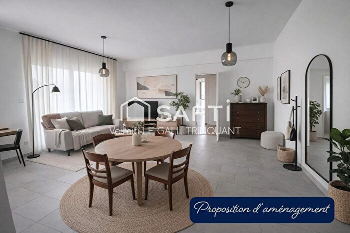 Appartement à vendre - Brest, Kerbernard, Pen-ar-Creach - 3 pièces - 2 chambres