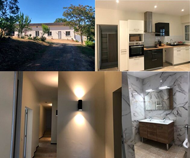 Maison à louer - Lapouyade - 5 pièces - 2 chambres