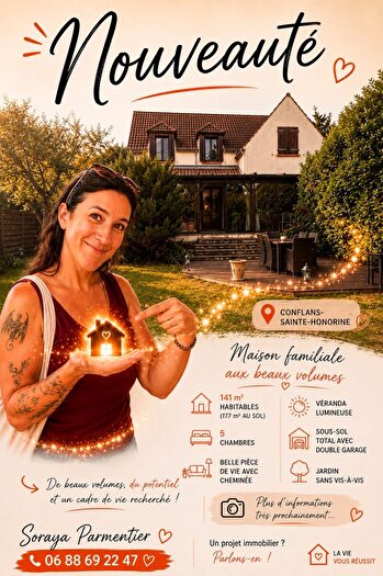Maison 8 pièces à Conflans-Sainte-Honorine, Chennevières, à vendre