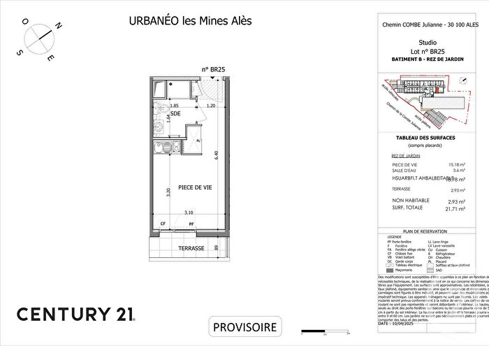 Appartement à vendre - Alès, Silhol, Pierre Plantée, Conilhères - 1 pièce