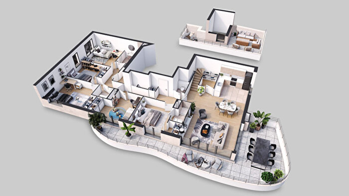 Appartement à vendre - Clichy, Berges de Seine, Beaujon - 6 pièces - 5 chambres