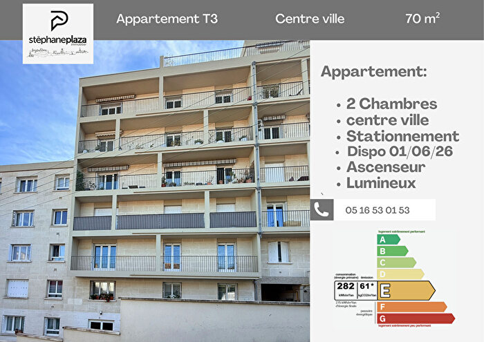 Appartement à vendre - Angoulême, Bussatte - 3 pièces - 2 chambres