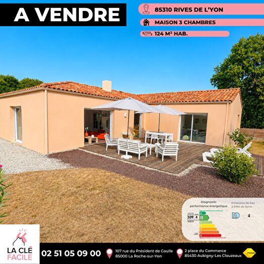 Chaillé-sous-les-Ormeaux - Maison 4 pièces à vendre