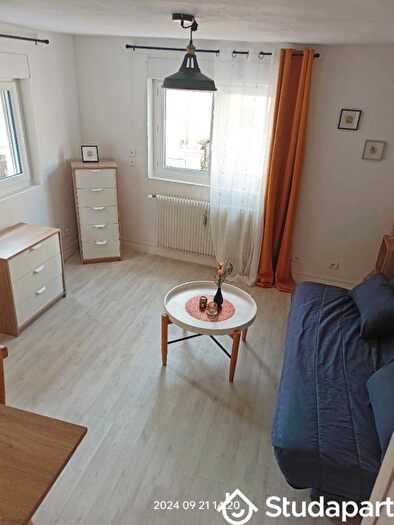 Appartement à louer - Coteaux Ouest-Pasteur, Rouen - 1 pièce