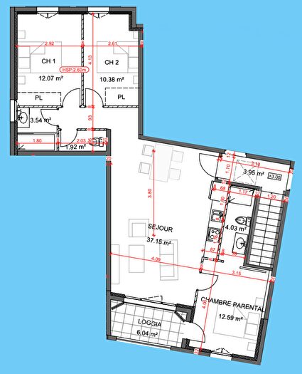 Bonnieux : Appartement 4 pièces à vendre