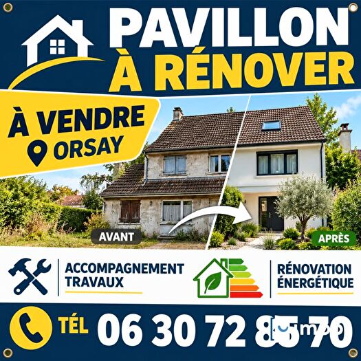 Orsay, Centre-ville : Maison 5 pièces à vendre