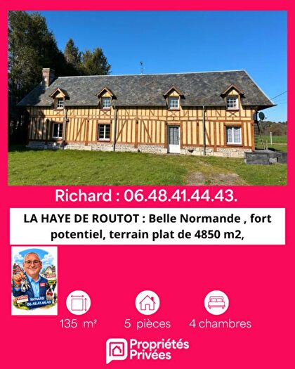 Maison à vendre - La Haye-de-Routot - 4 pièces - 4 chambres