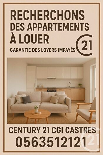 Appartement à louer - Castres, Centre-ville - 4 pièces - 3 chambres