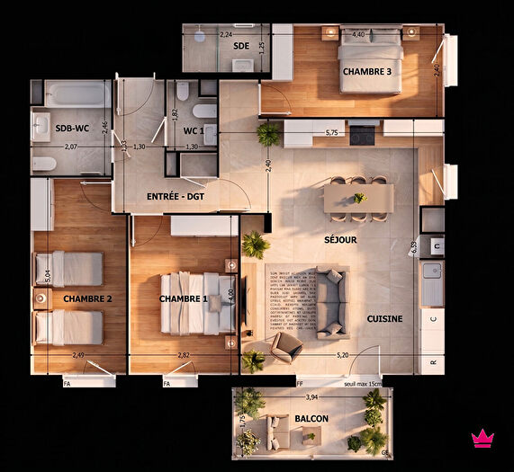 Maisons à vendre et appartements à louer - 3