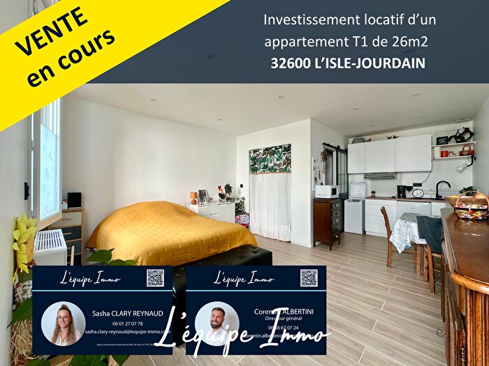 Appartement 1 pièce à vendre - L'Isle-Jourdain