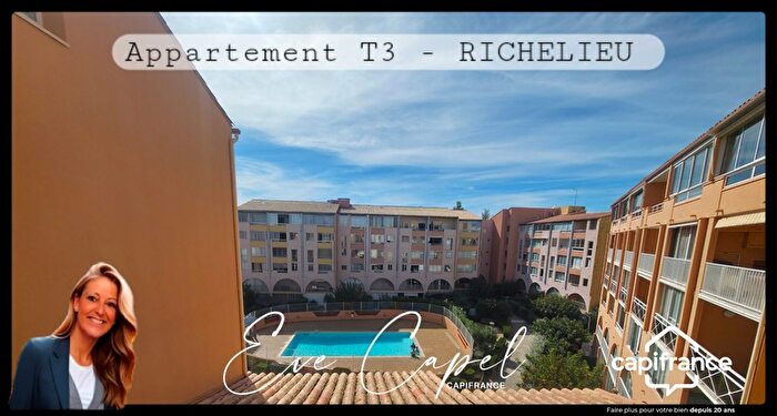Appartement à vendre - Agde, Le Cap dAgde - 3 pièces - 2 chambres