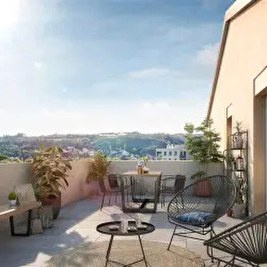 Appartement à vendre - Rouen, Coteaux Ouest - 3 pièces - 2 chambres