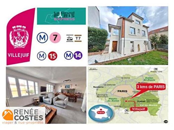 Maison à vendre - Villejuif, Haute-Buyères, Esselières - 6 pièces - 4 chambres