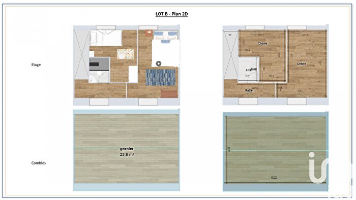 Maison à vendre - Clamart, Galvents, Corby - 3 pièces - 2 chambres