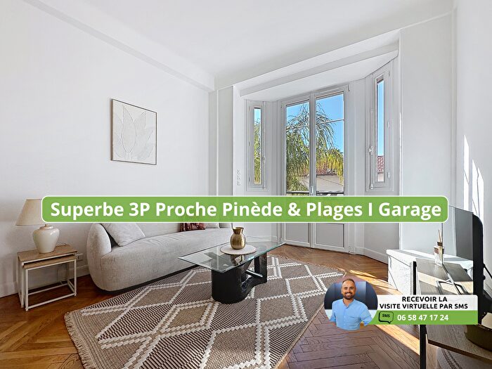 Appartement à vendre - Antibes, Juan-les-Pins, Le Cap - 3 pièces - 2 chambres