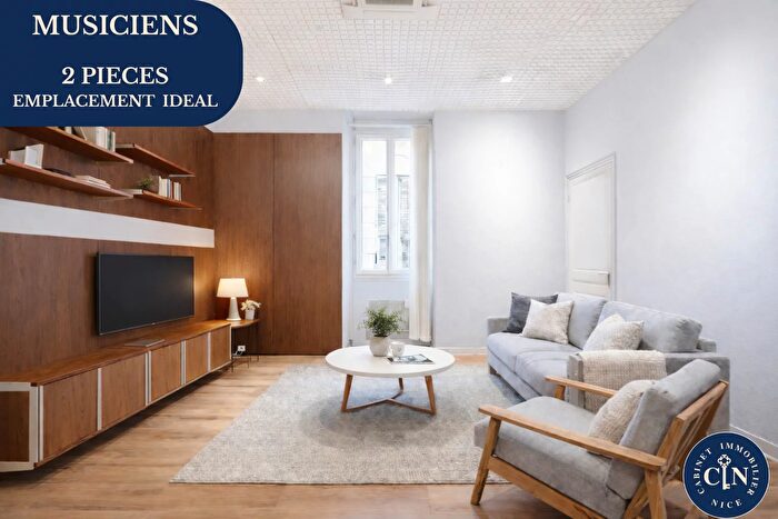Appartement à vendre - Nice, Thiers, Musicien - 2 pièces - 1 chambre