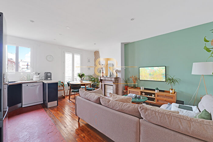 Appartement à vendre - Asnières-sur-Seine, Bécon, Bourguignons - 3 pièces - 2 chambres